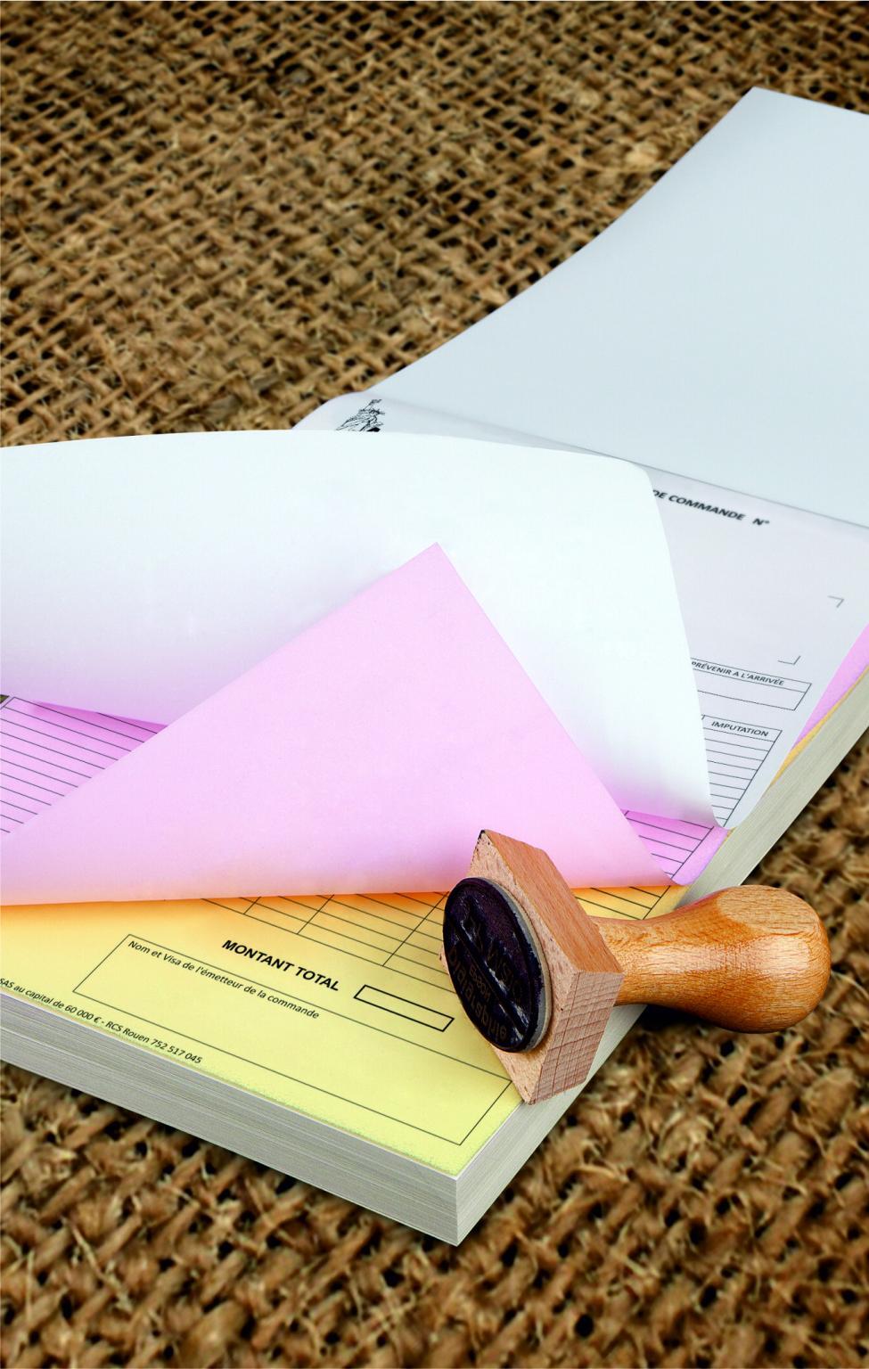Carnet de bons de commande pour ACTP Barentin (76) - Angot publicité
