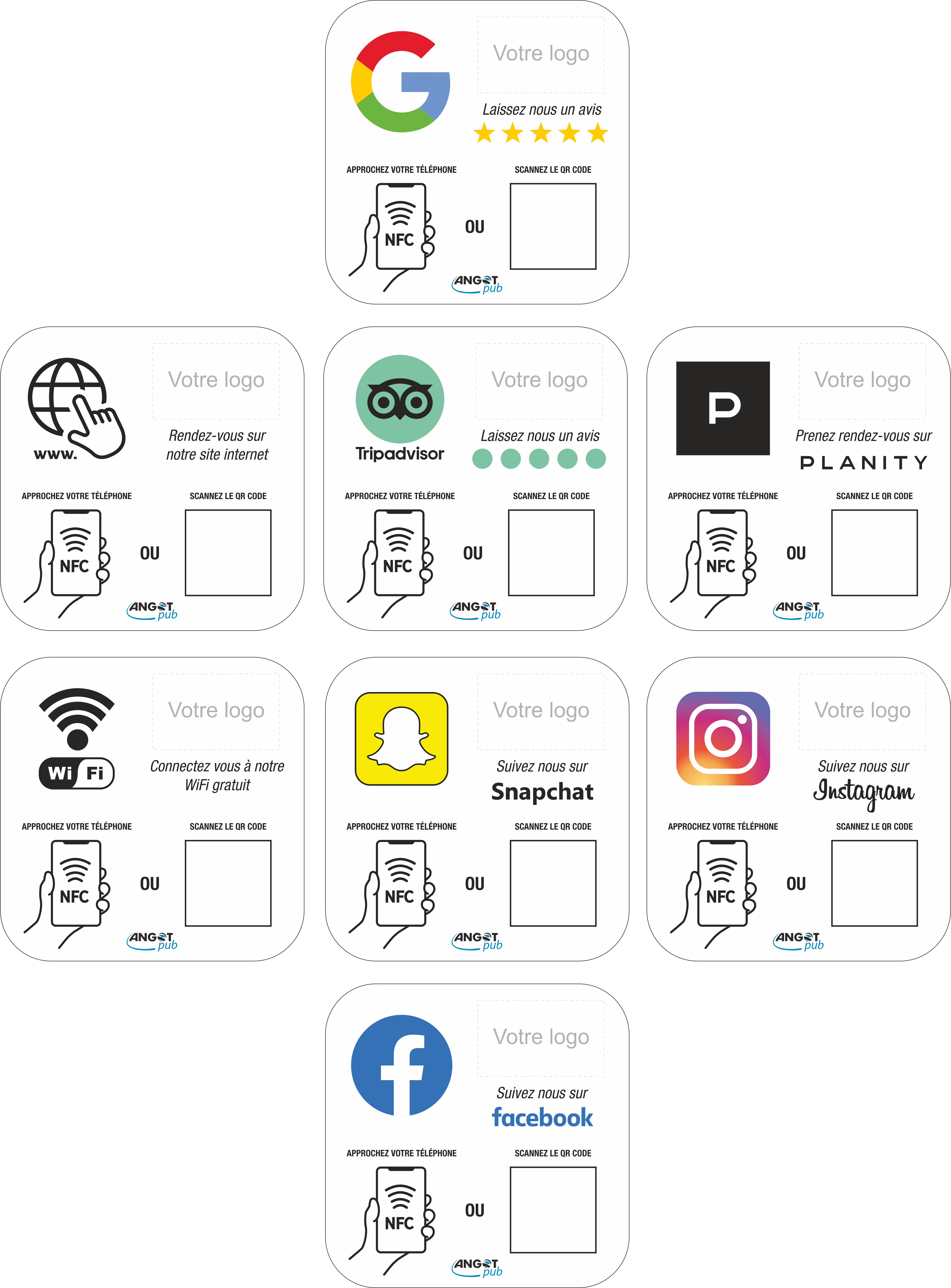 Nos nouvelles plaques NFC personnalisable sont là et disponibles ...